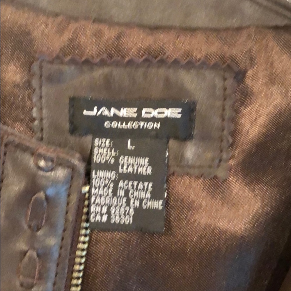 Jane Doe Leather Jacket - Gem